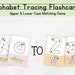 Alphabet Tracing Flashcard Matching Memory Game, Upper & Lower Case ...