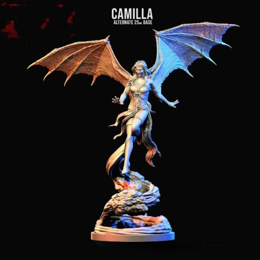 3d Printing Files 3d Angel Model 3d Devil Girl 3d Fantasy Girl Stl For