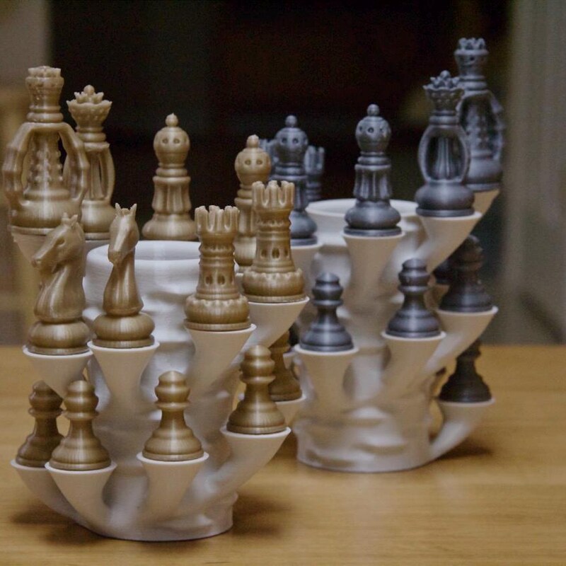 Chess Set Stl - Etsy