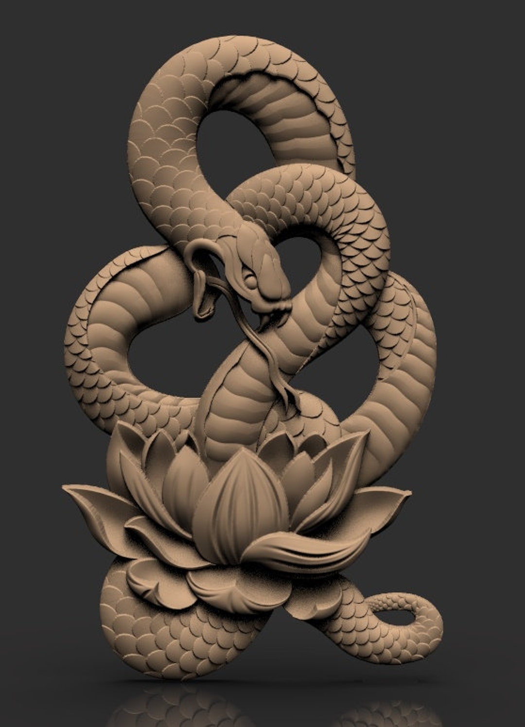 3d Stl Model,3d Snake Model,stl for Print,3d Printer and Cnc Machine ...