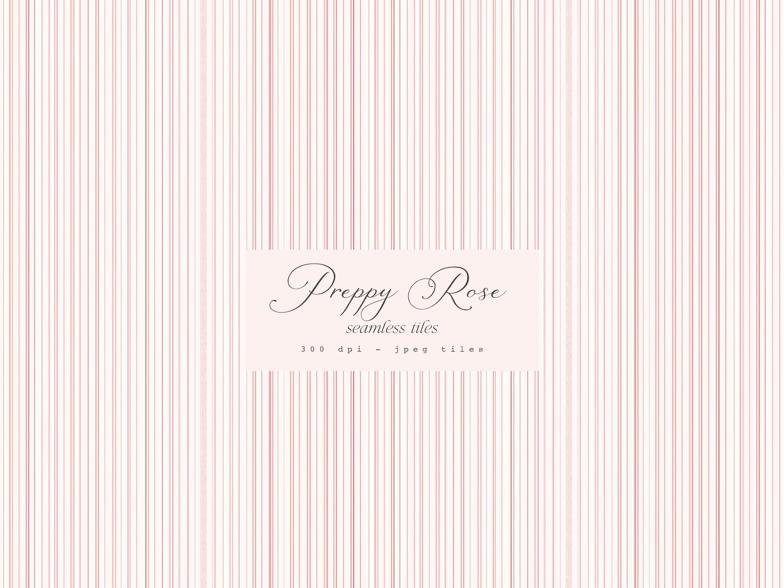 Preppy Rose Seamless Patterns in Grandmillenial Style - Watercolor ...