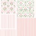 Preppy Rose Seamless Patterns in Grandmillenial Style - Watercolor ...