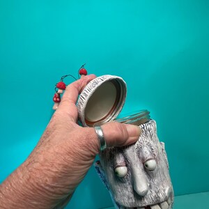Dinkydarlings 2 OOAK Silly Goof FUNK Stash Jar With Teeth Weird O ...