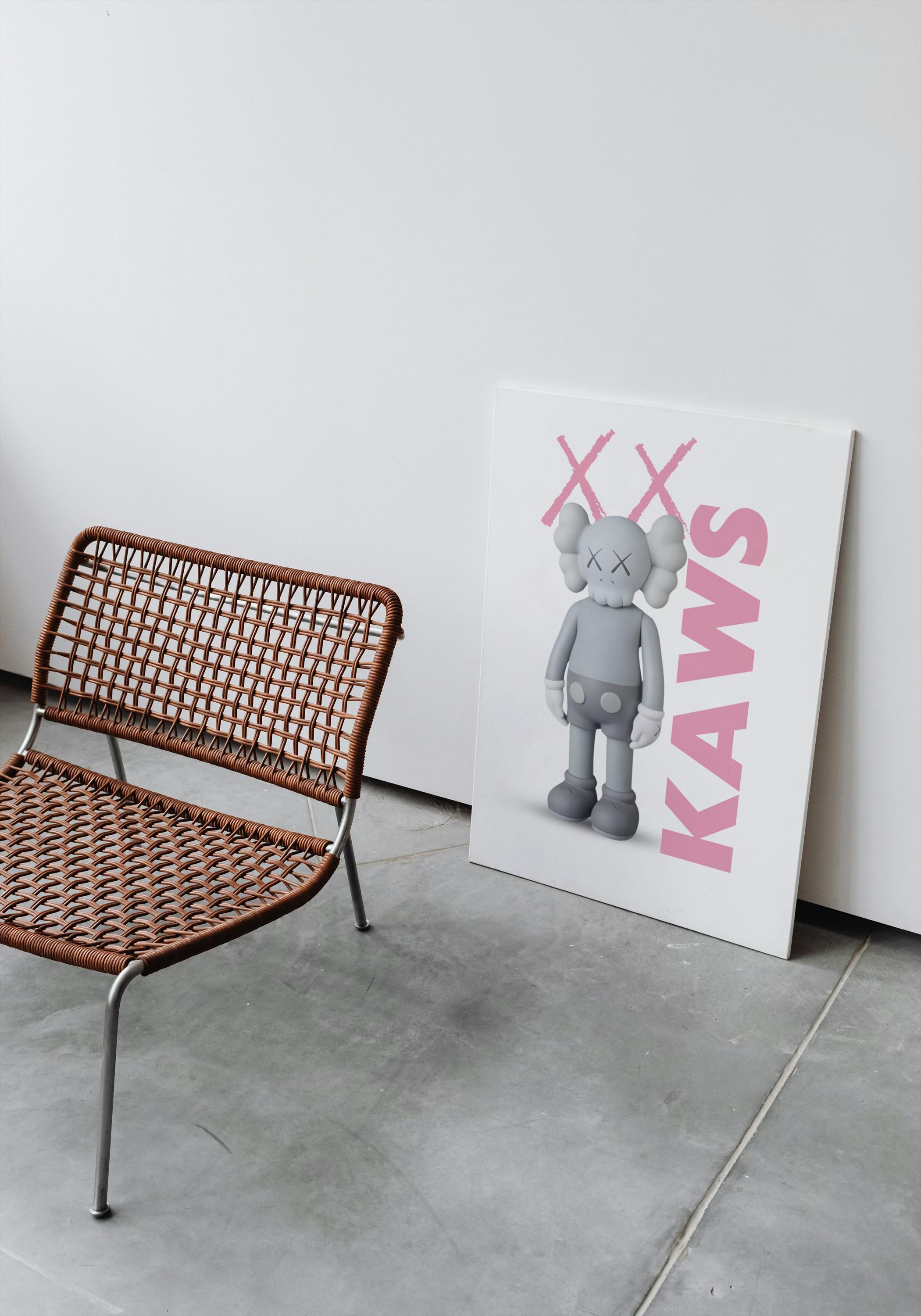 Kaws Wall Art, Kaws Poster, Kaws Figure, Hypebeast Decor, Masculine ...