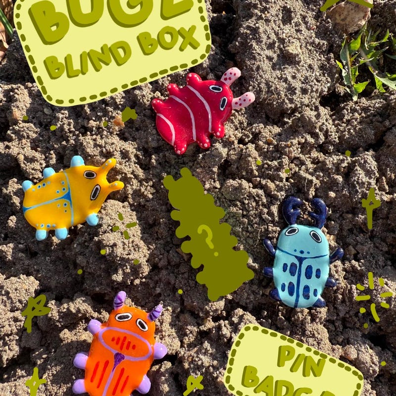 Bug Bag Pin - Etsy UK