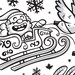 10 Colouring Sheets for Kids - Christmas Characters Collection - Etsy
