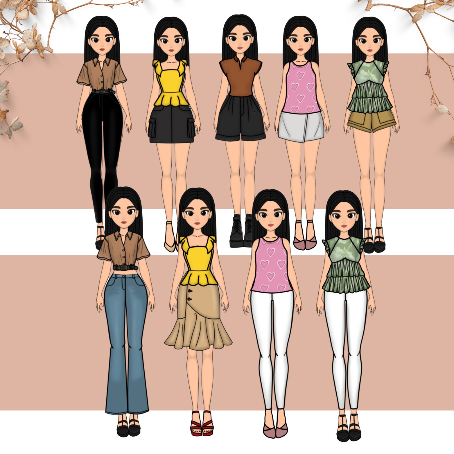 Fashion Boutique Paper Doll Printable Busy Book for Girls - Etsy