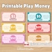 Play Money Printable for Kids - Etsy