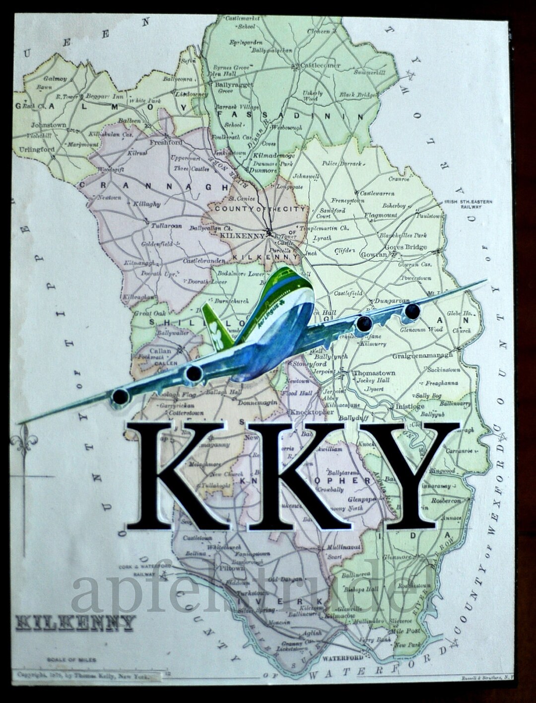 ARTWORK. up in the Air Series. KKY. Kilkenny Airport, Ireland. Mapart ...