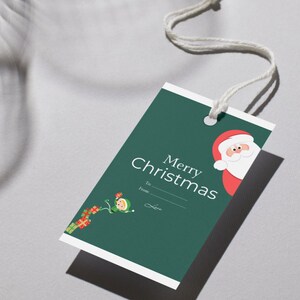 Printable Green Christmas Gift Tags DIY Christmas Tags Christmas Gift ...