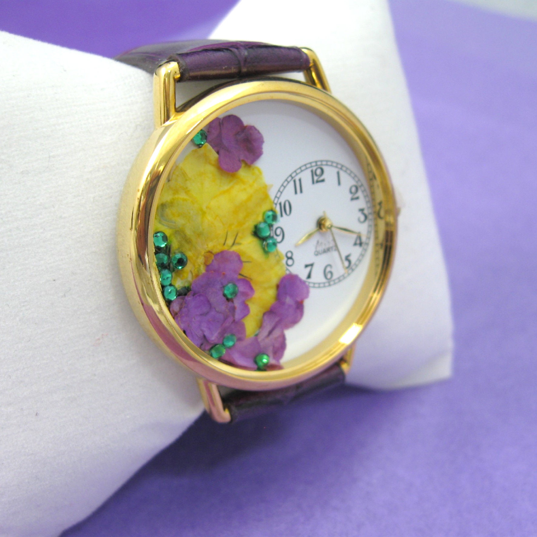 FLOWER Watchpressed Flower Watch Watch for Women - Etsy
