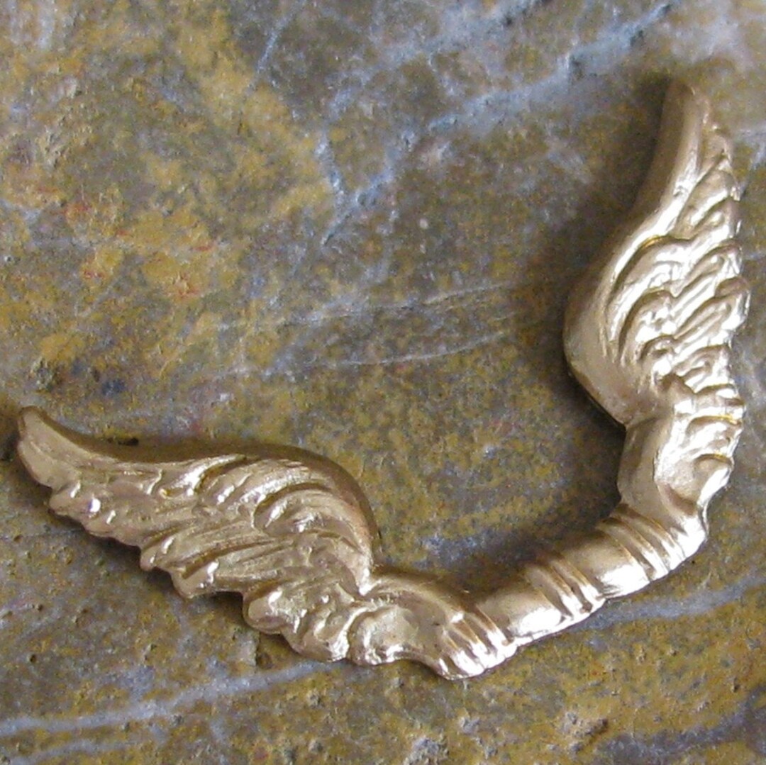 Achilles Wings Brass Metal Stamping 1244 - 2 Pieces - Etsy