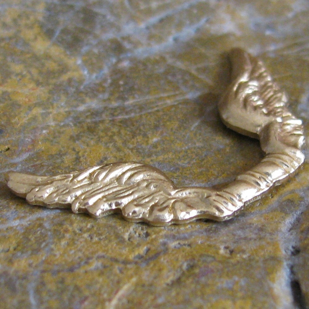 Achilles Wings Brass Metal Stamping 1244 2 Pieces - Etsy