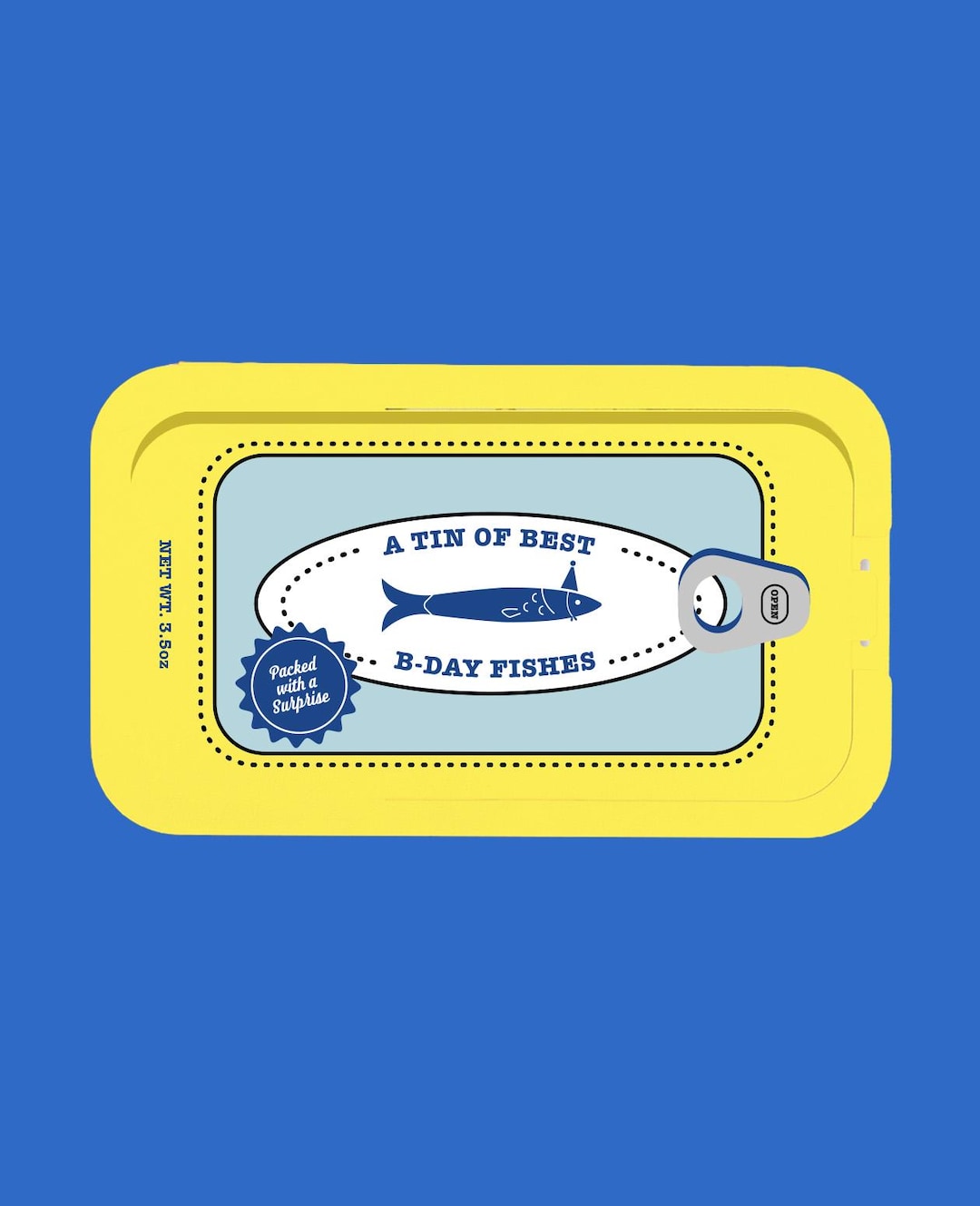 Sardine Can Birthday Card: Pop-up Card With a Surprise Inside! - Etsy