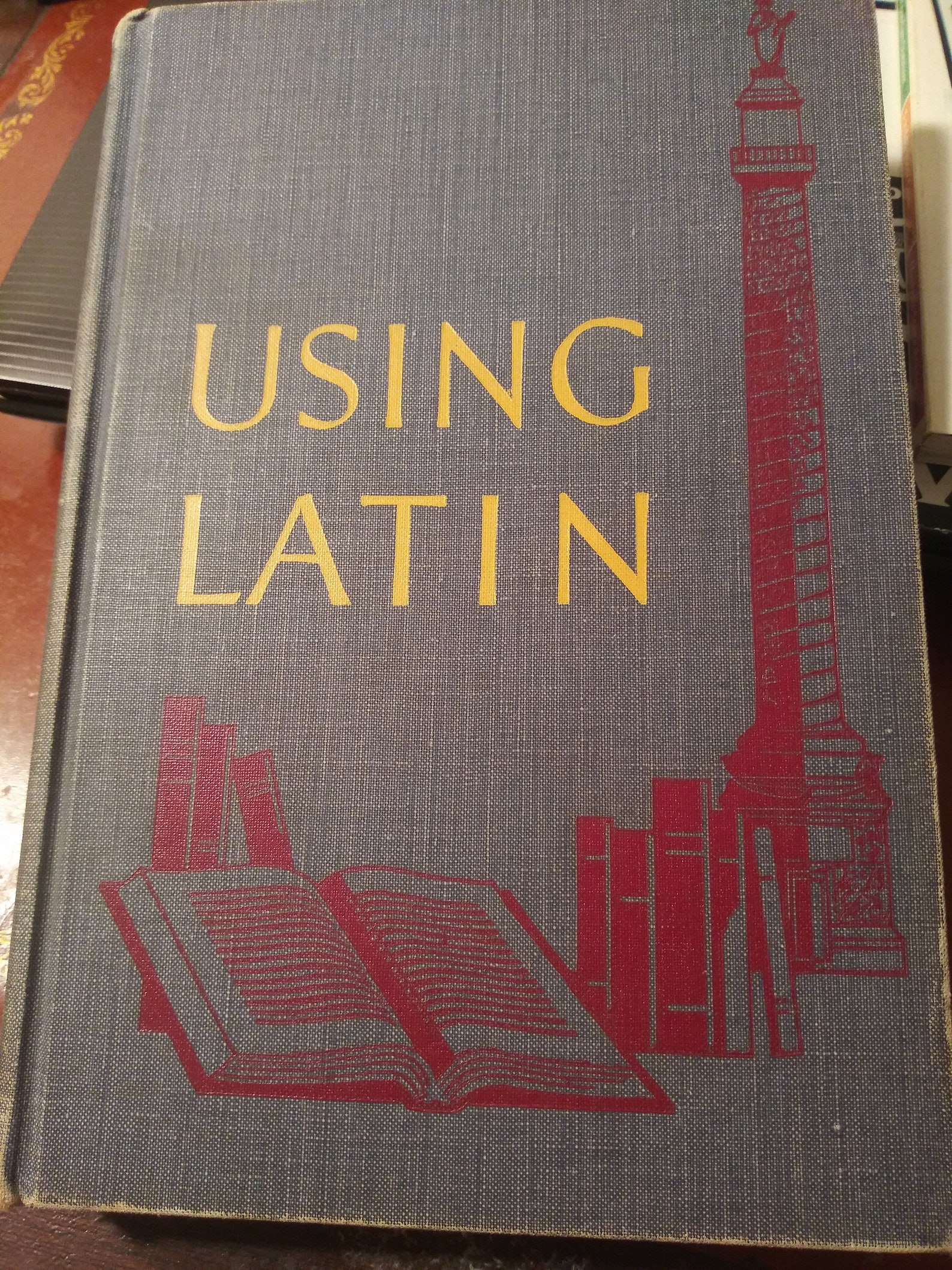 USING LATIN Book Two 1950 Hardcover Textbook Scott Etsy using-latin-book-two-1950-hardcover-textbook-scott-etsy
