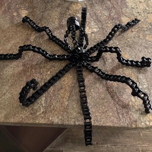Welded Metal Chain Octopus Sculpture - Etsy
