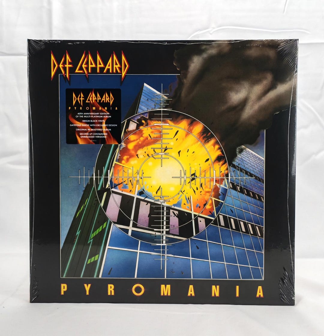 Def Leppard Pyromania Vinyl Record Double Lp 40th Anniversary Brand New Sealed - Etsy