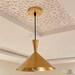 Cone Pendant Light, Cone Light Fixture, Cone Shaped Pendant, Kitchen ...