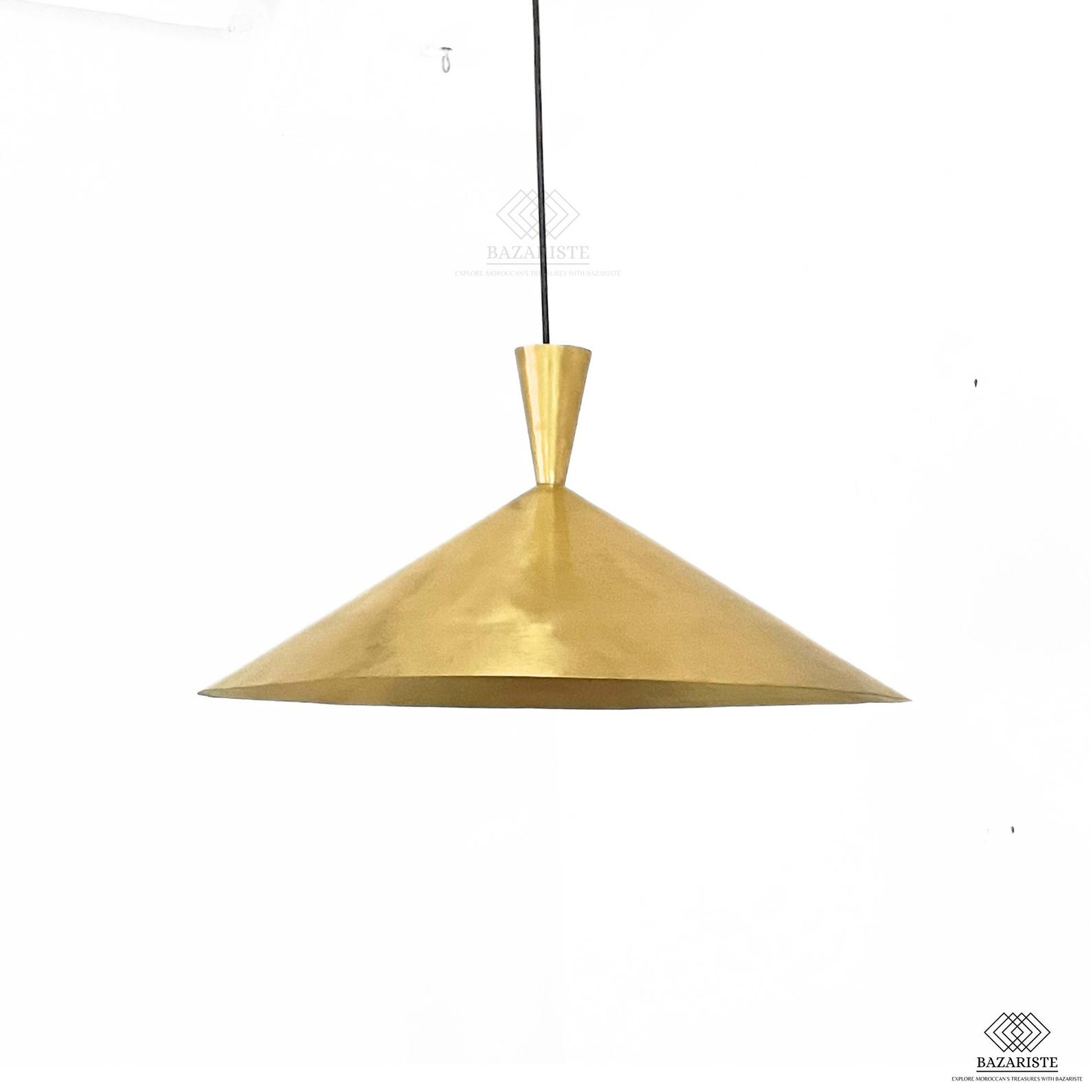 Cone Pendant Light, Cone Light Fixture, Cone Shaped Pendant, Kitchen ...