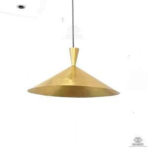 Cone Pendant Light, Cone Light Fixture, Cone Shaped Pendant, Kitchen ...