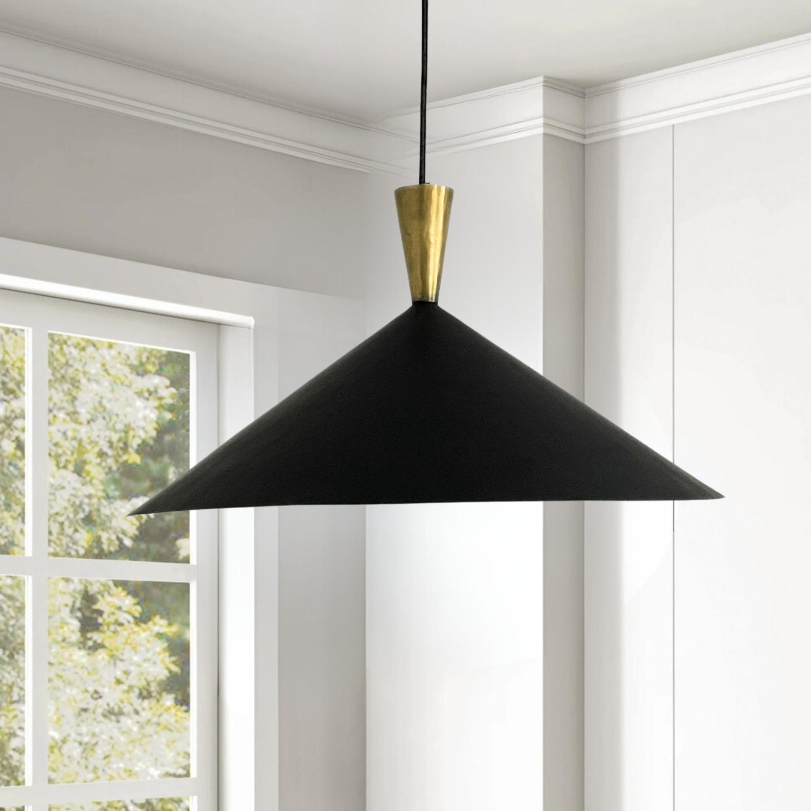 Cone Pendant Light, Cone Light Fixture, Cone Shaped Light Pendant ...
