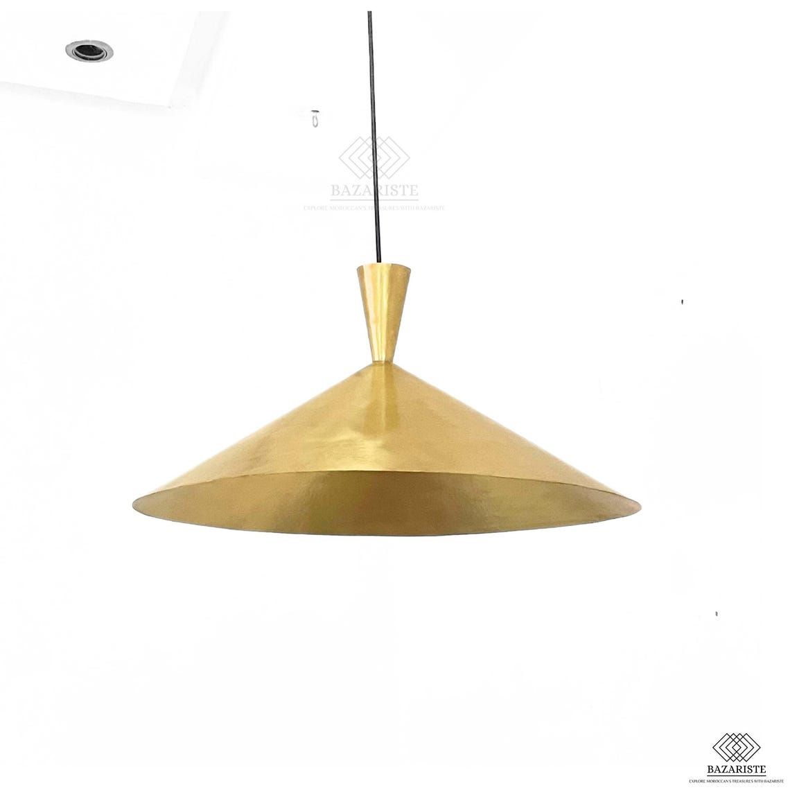 Cone Pendant Light, Cone Light Fixture, Cone Shaped Pendant, Kitchen ...