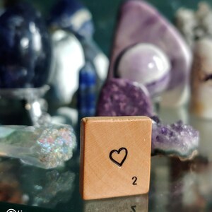 Heart Vintage Blank Scrabble Tile .. Customize Your Own Letter and ...