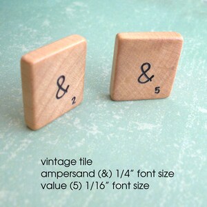 Heart Vintage Blank Scrabble Tile .. Customize Your Own Letter and ...