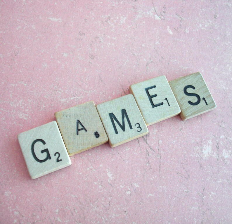 Heart Vintage Blank Scrabble Tile .. Customize Your Own Letter and ...