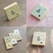 Heart Vintage Blank Scrabble Tile .. Customize Your Own Letter and ...