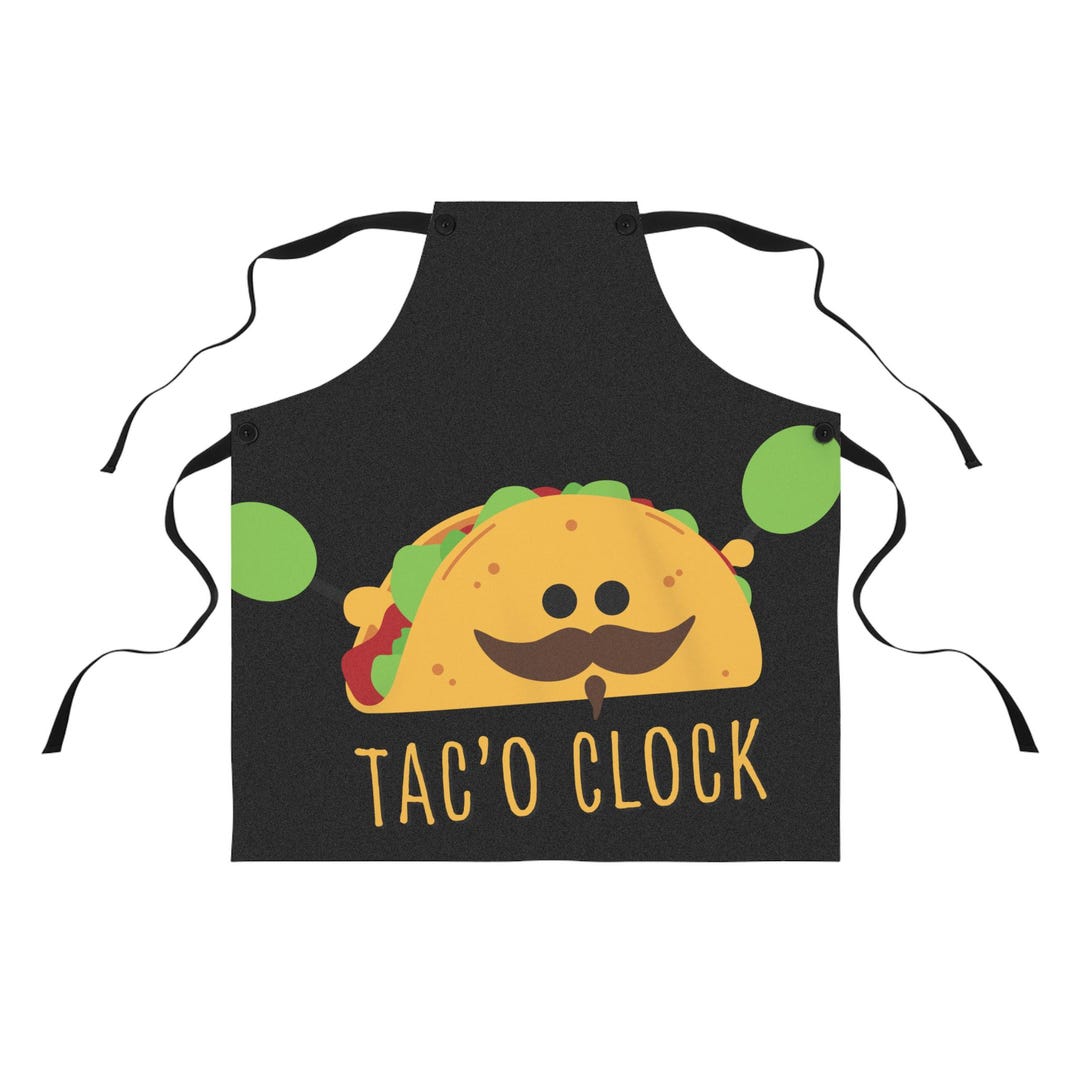 Funny Taco Themed Apron - Perfect for Cooking, Bbqs, Taco Parties, Food ...