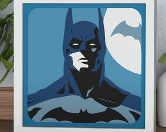 Superhero Iron Guy 3D Layer SVG, Superhero Shadow Box SVG for Cricut ...