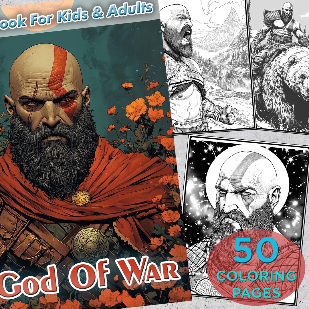 50 Ancient God Printable Coloring Pages | PDF Coloring Book With God of ...