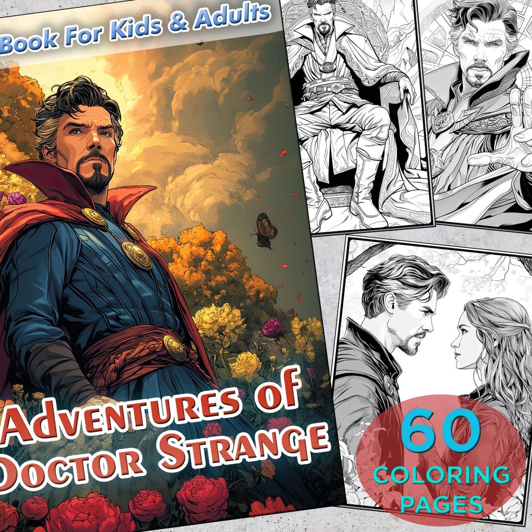 60 Wizard Superhero Printable Coloring Pages | PDF Coloring Book With ...