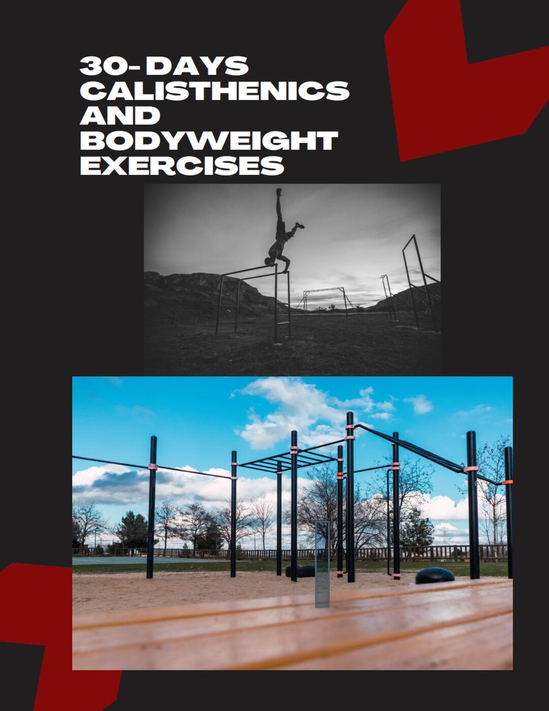 30- Day Calisthenics and Bodyweight Exercises - Etsy