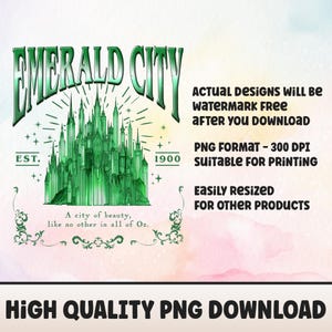 Emerald City PNG: Wizard of Oz Fantasy Design (digital Download) - Etsy