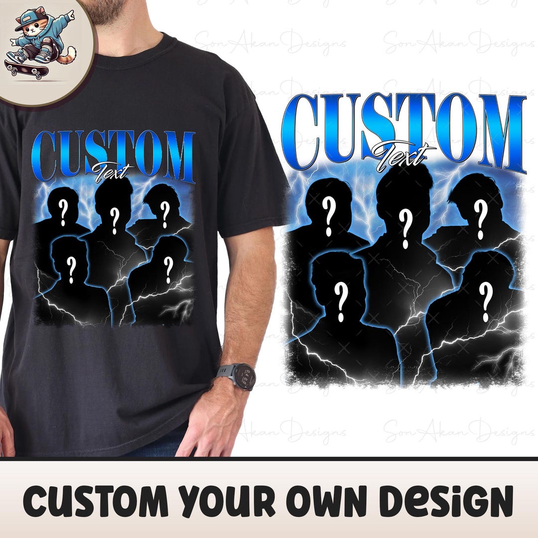 Custom Bootleg Rap Tee PNG - 90s Style Graphic (digital File) - Etsy