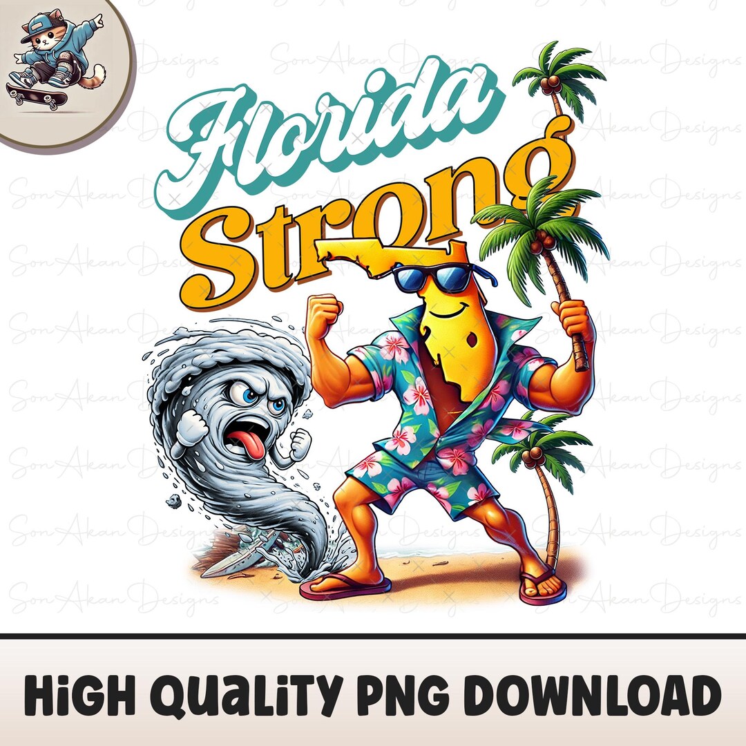 Florida Strong PNG, Pray for Tampa Bay PNG, Hurricane Milton, Tampa Bay ...