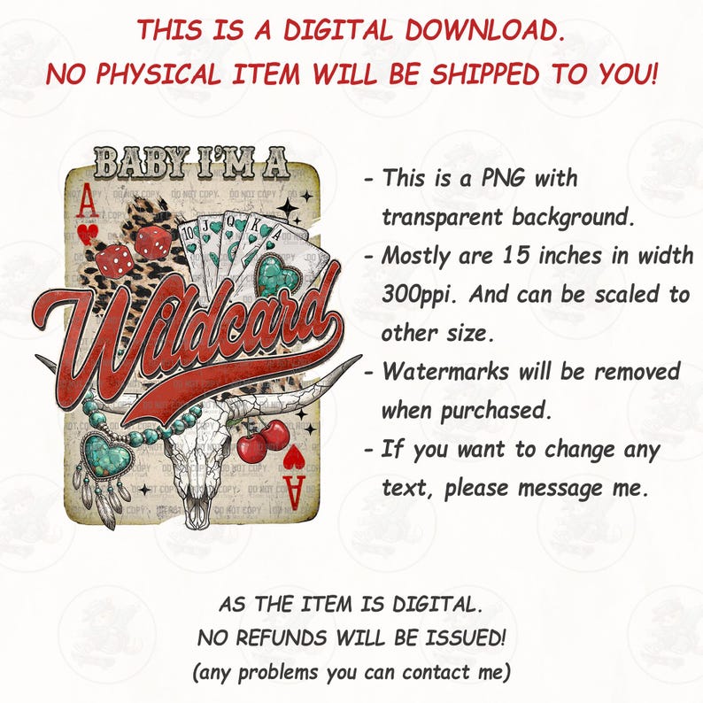 Wild Card Cowgirl PNG, Western Sublimation Design (digital Download) - Etsy