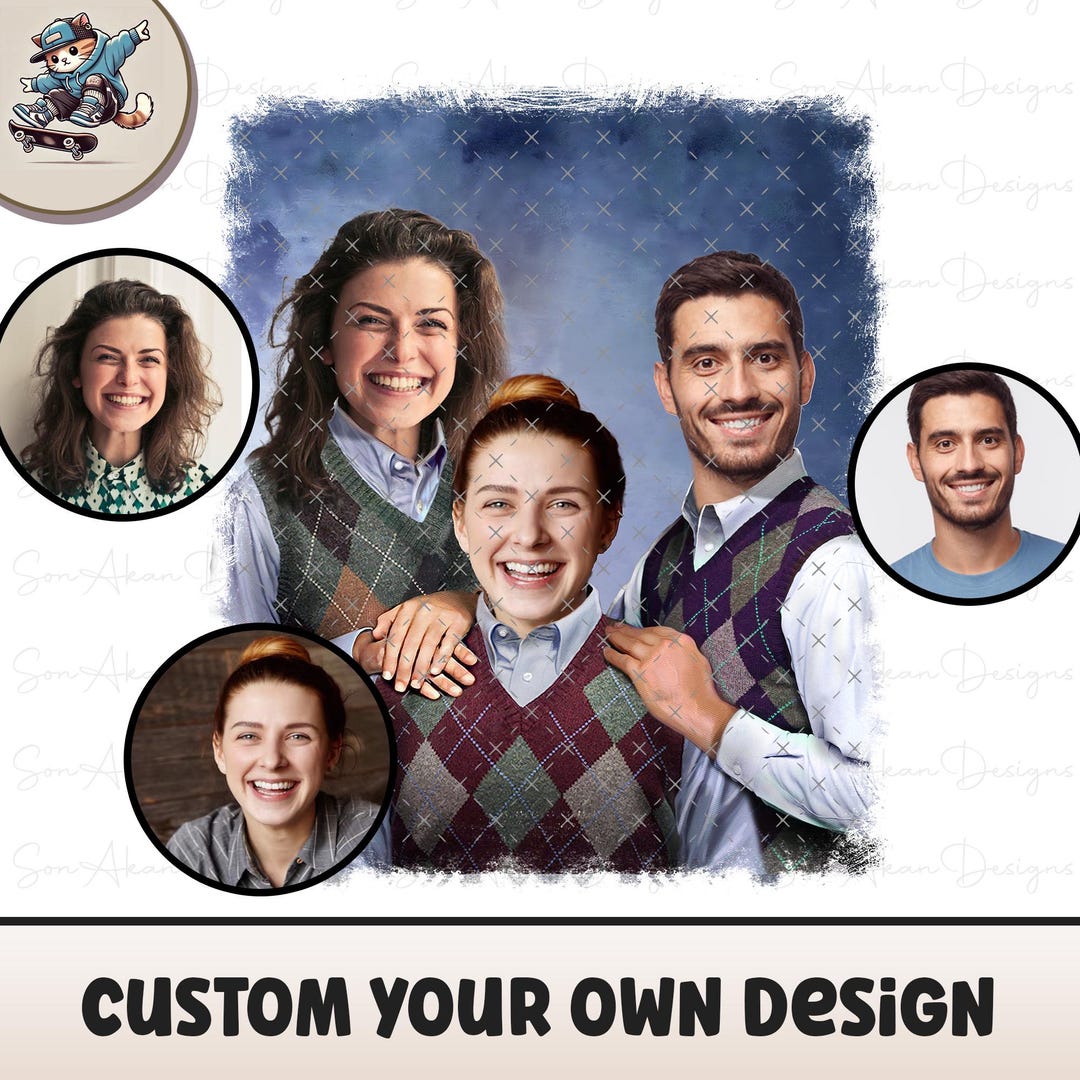 Personalized Step Brothers Portrait PNG, Christmas Gifts, Custom ...