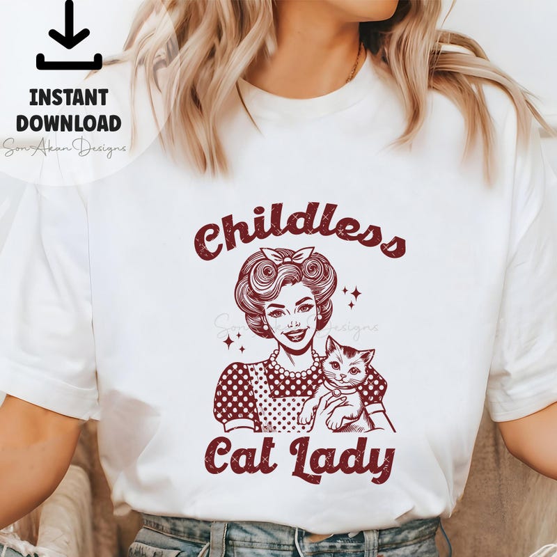 Cat Lady Svg - Etsy