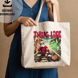 Thug Life Santa Png, Thug Life Christmas Png, Wonderful Time Png, Merry ...