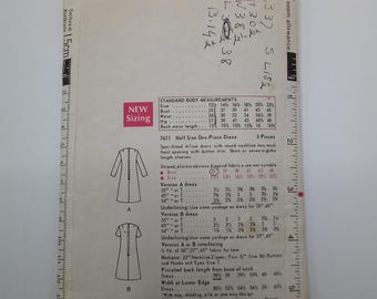1960s Dress 35 Bust Vogue 7611 Vintage Sewing Pattern - Etsy 1960s Dress 35 Bust Vogue 7611 Vintage Sewing Pattern - Etsy
