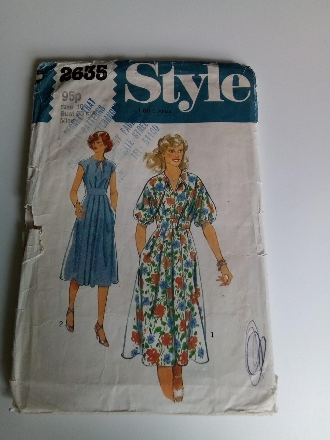 1979 Dress - 83cm Bust - Style 2635 - Vintage Sewing Pattern - Etsy