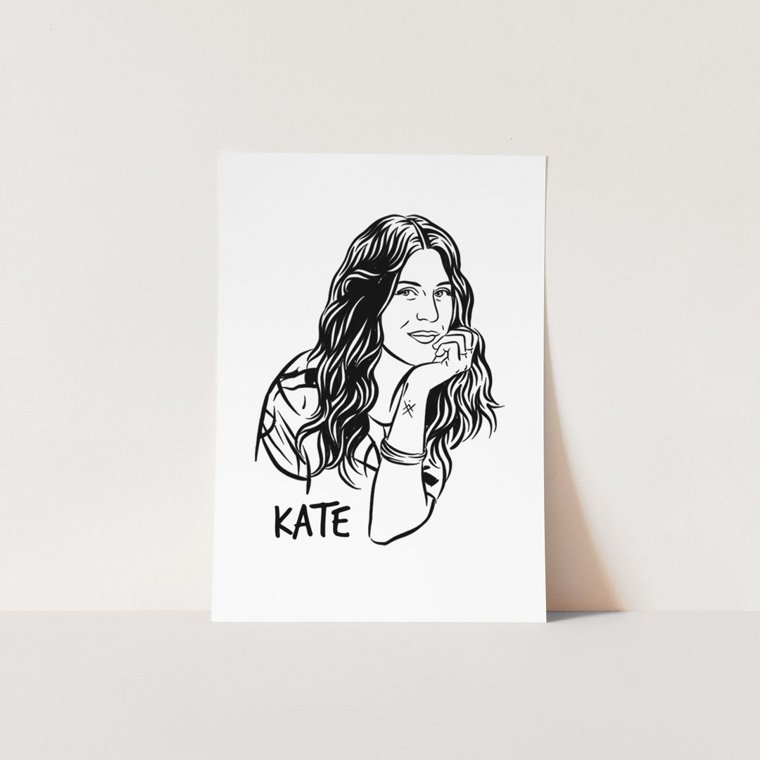 Custom Portrait Drawing for Personalized Birthday Personalize Gift and ...