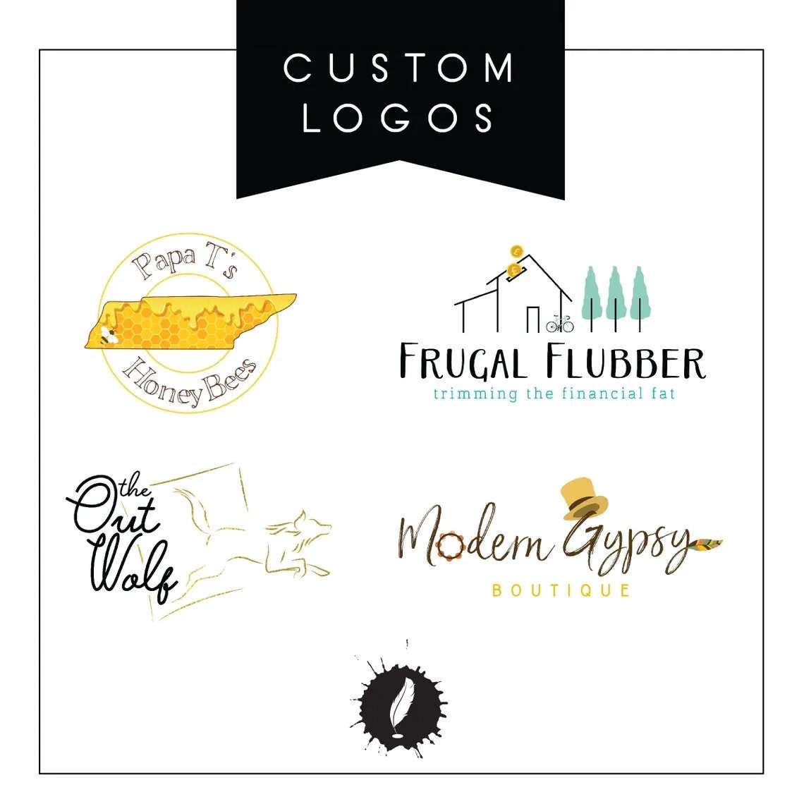 Custom Logo Design for Your Business by a Professional Graphic Designer ...