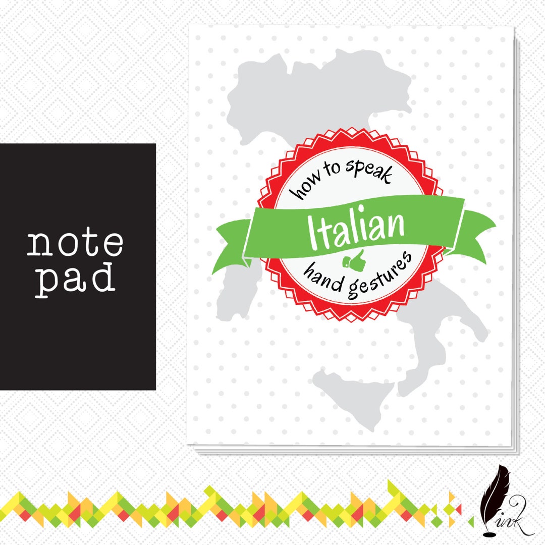Note Pad, Italian Note Pad - Etsy
