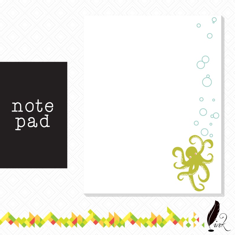 Pirate Ocean Notepad - Etsy