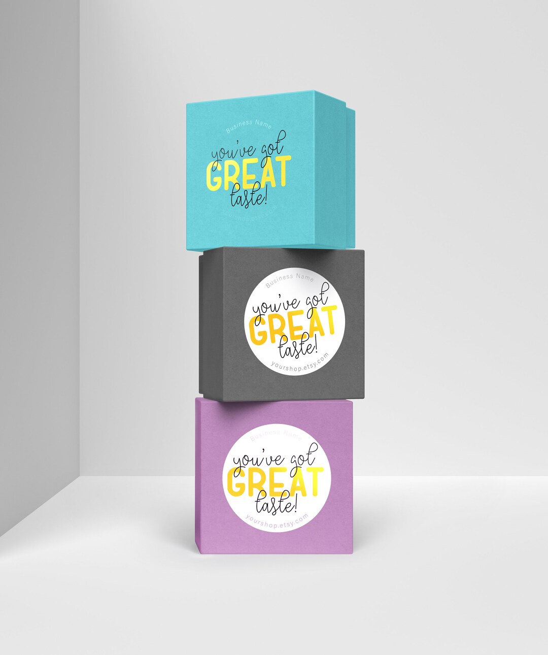 Thank You Sticker, Thank You Label, Package Sticker, Package Label, 1.5 ...