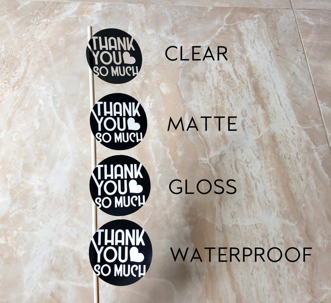 Thank You Sticker Thank You Label Package Sticker Package - Etsy